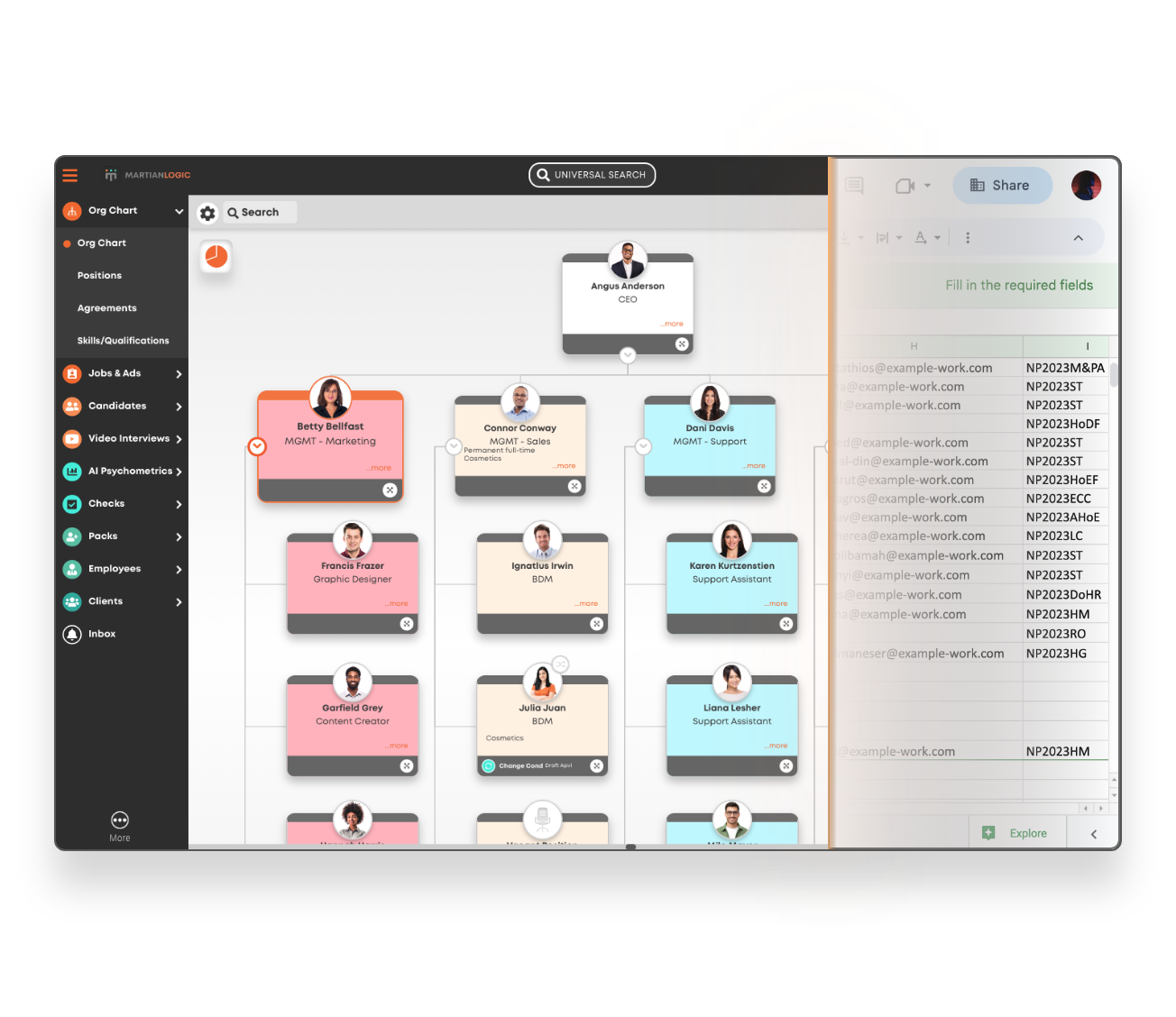 Organizational chart software | Org Chart Builder Software